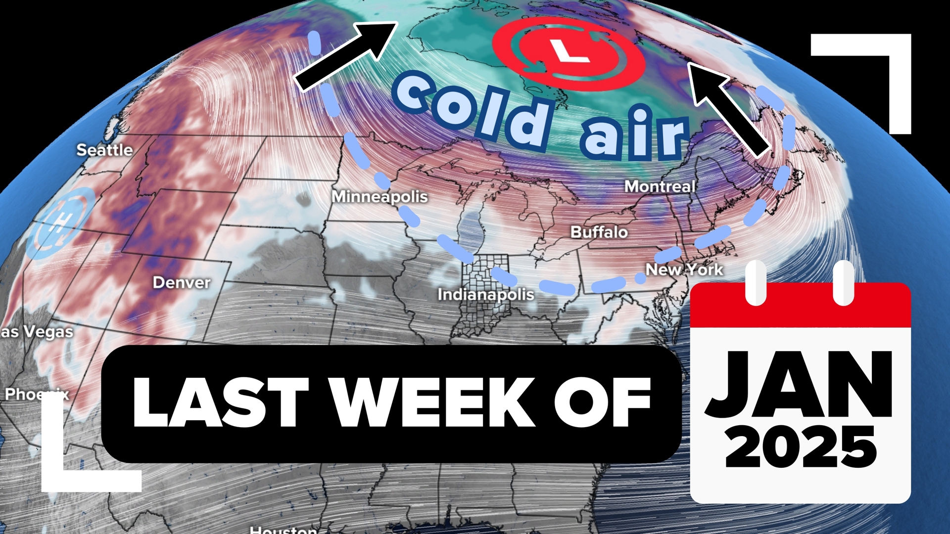 Cold air retreating, warmer air surging north for the last week of ...