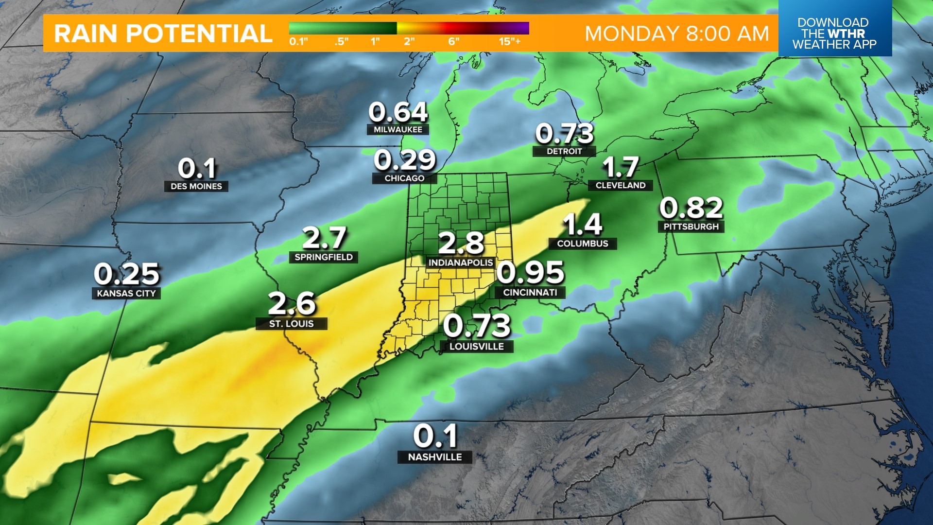 Balmy again today, rain and cooler air returning for the weekend | wthr.com