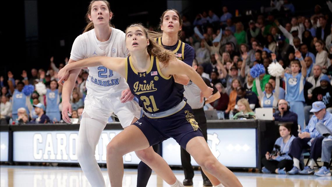 Maddy Westbeld makes return to Notre Dame 4 months after having foot ...