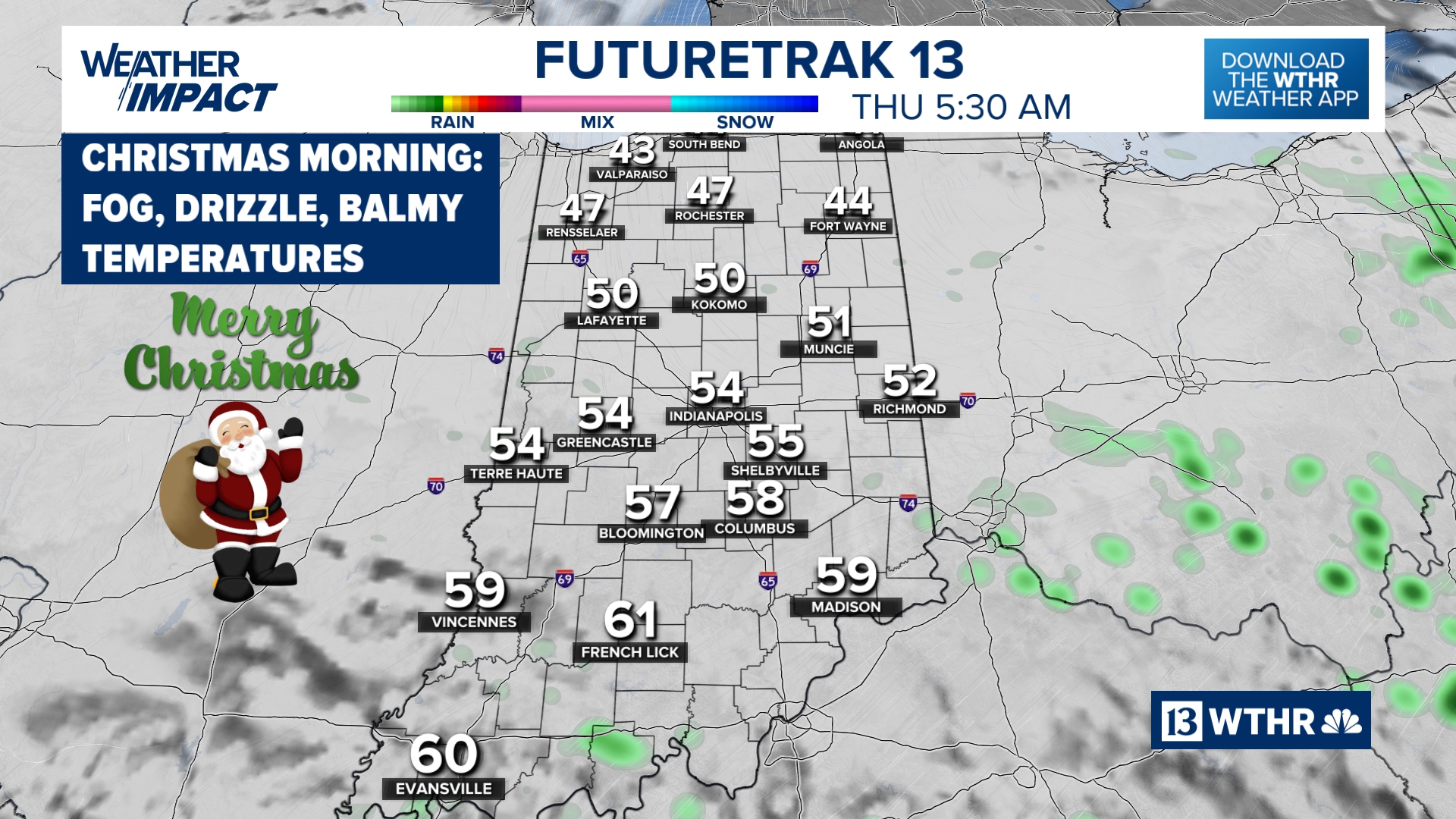Foggy Christmas morning with weather whiplash ahead | 13Weather Blog ...