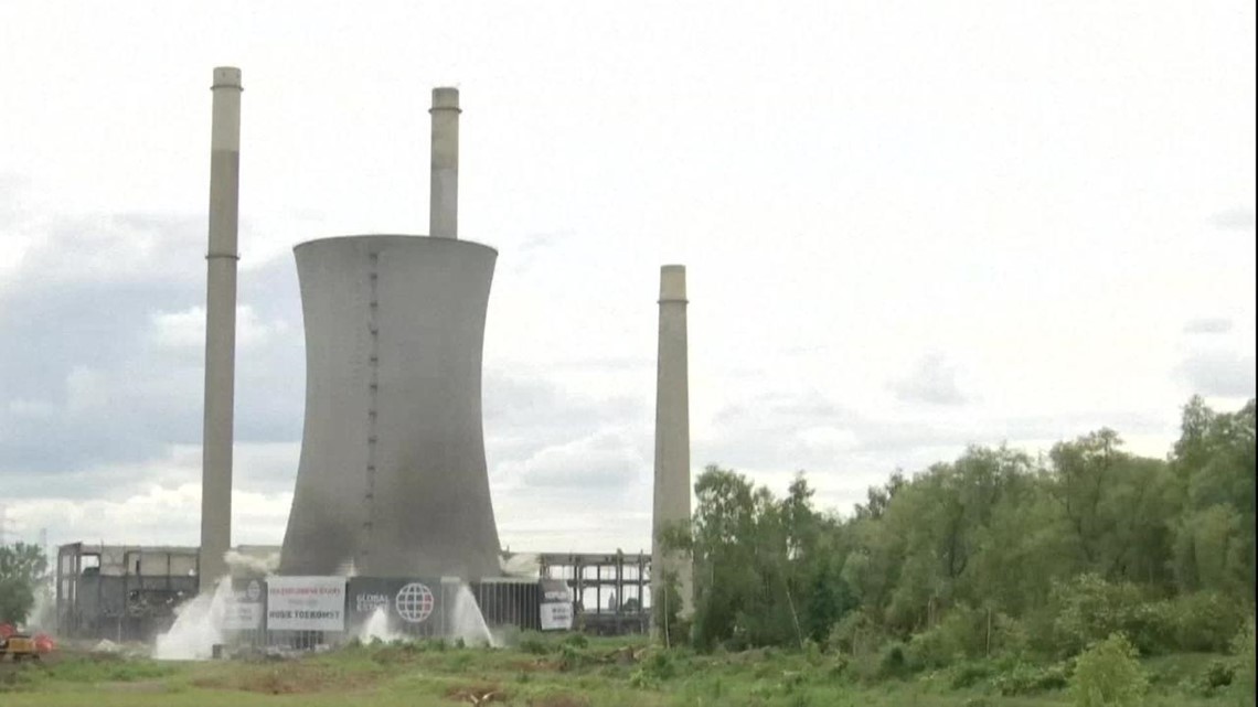 WATCH: Nuclear power plant demolished | wthr.com