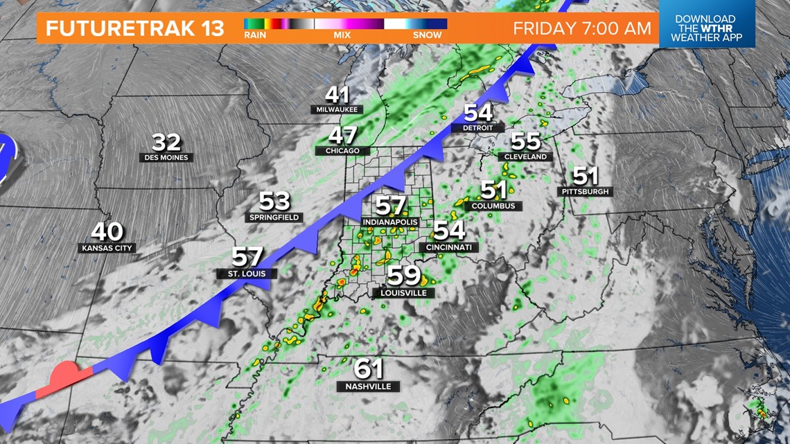 Weather blog: Sunshine to showers over the next 48 hours | wthr.com