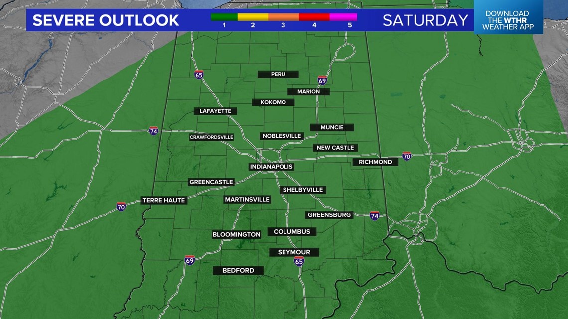 Severe weather threat Saturday | wthr.com