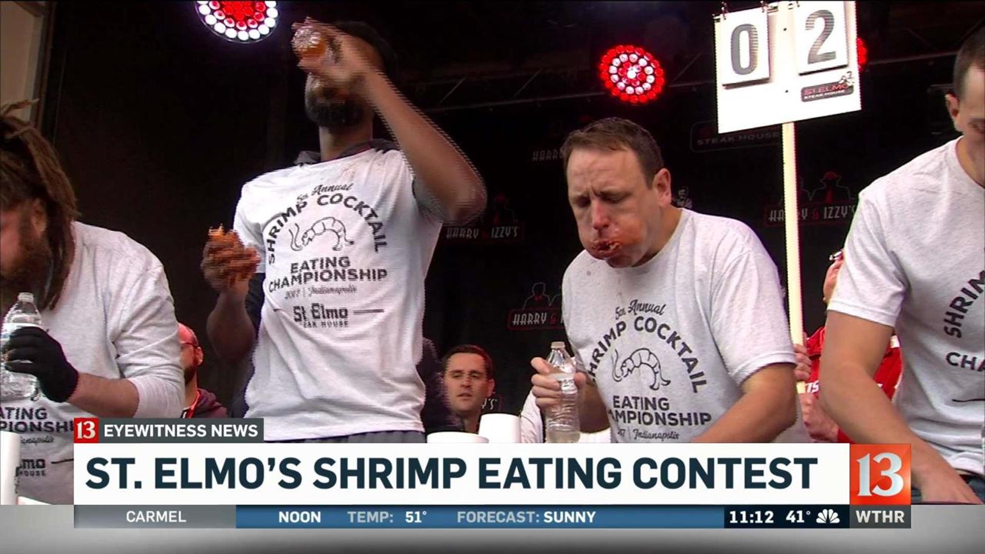 Chestnut wins St. Elmo's shrimp contest but falls short of record ...