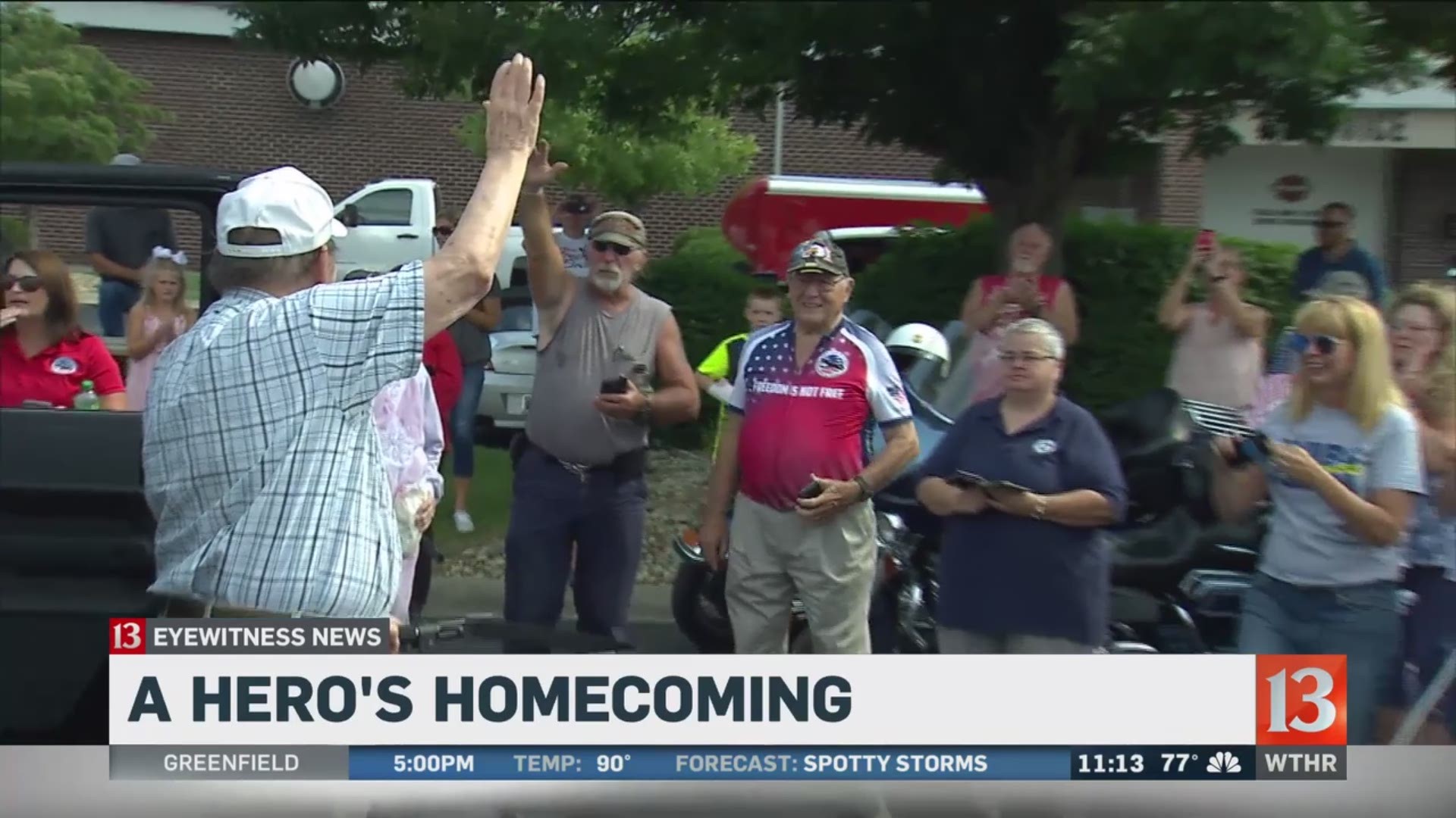 Family reunion turns into surprise homecoming for Indiana WWII veteran ...