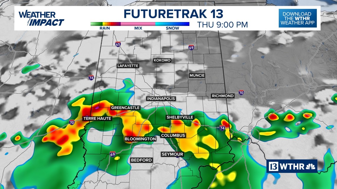 Heavy rain south, more rain and storms in the 7 day outlook | 13Weather ...