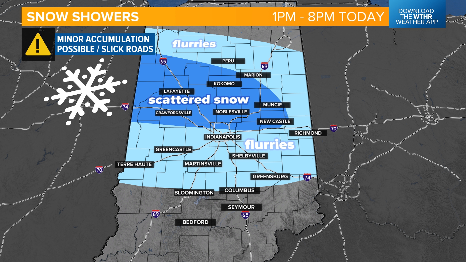 When will it snow today in central Indiana? | Live Doppler 13 Weather ...