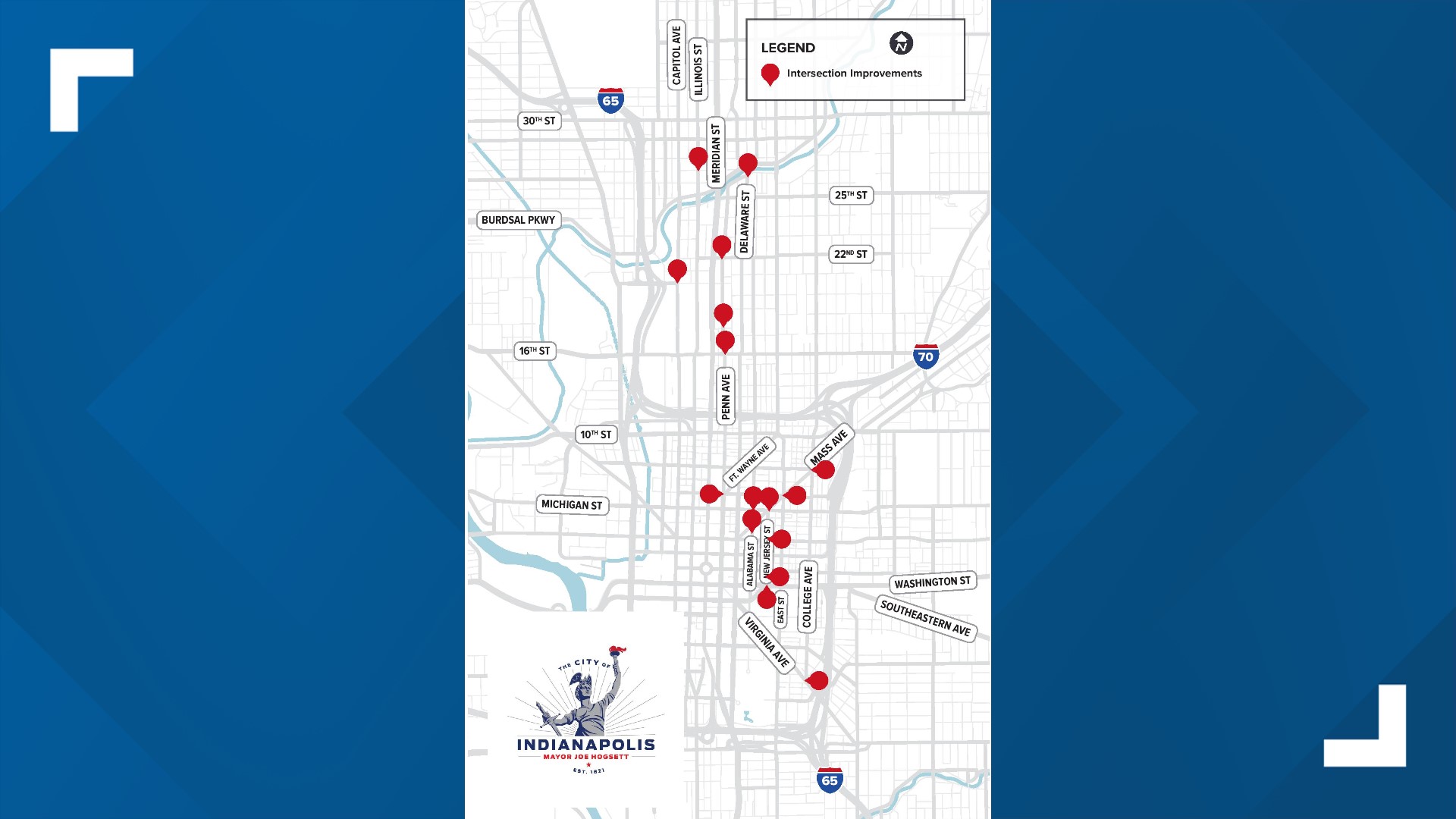 $25M grant aims to bring improvements to Indianapolis roads | wthr.com