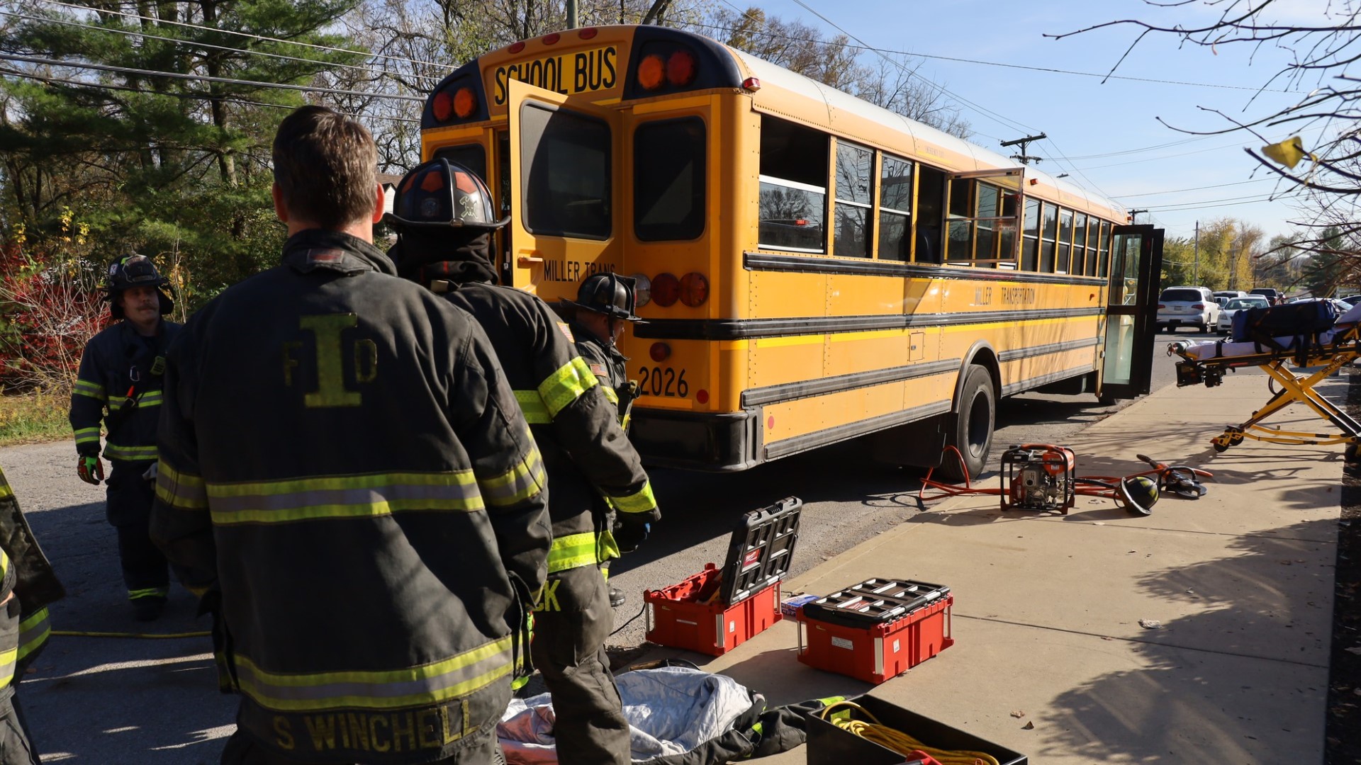 Firefighters rescue girl stuck in bus seat | wthr.com