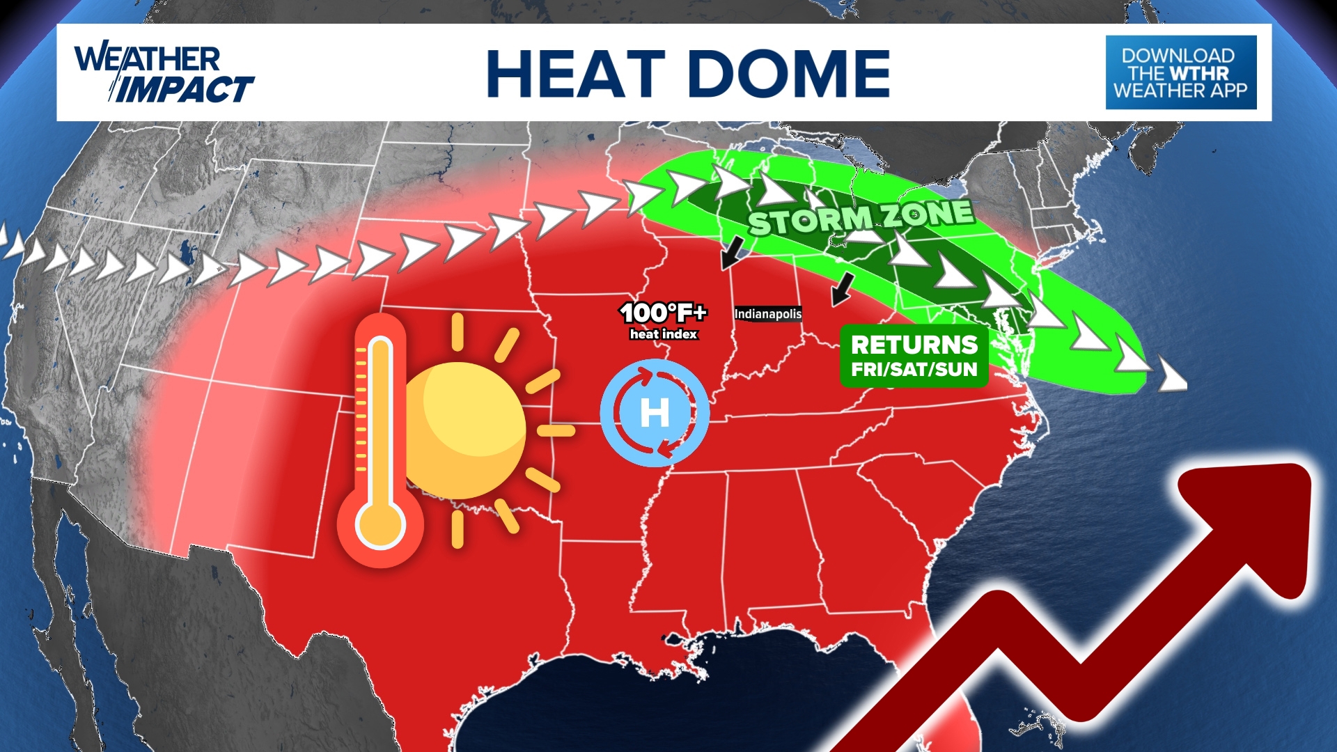 Heat and humidity soar over Indiana the rest of the week |13Weather ...