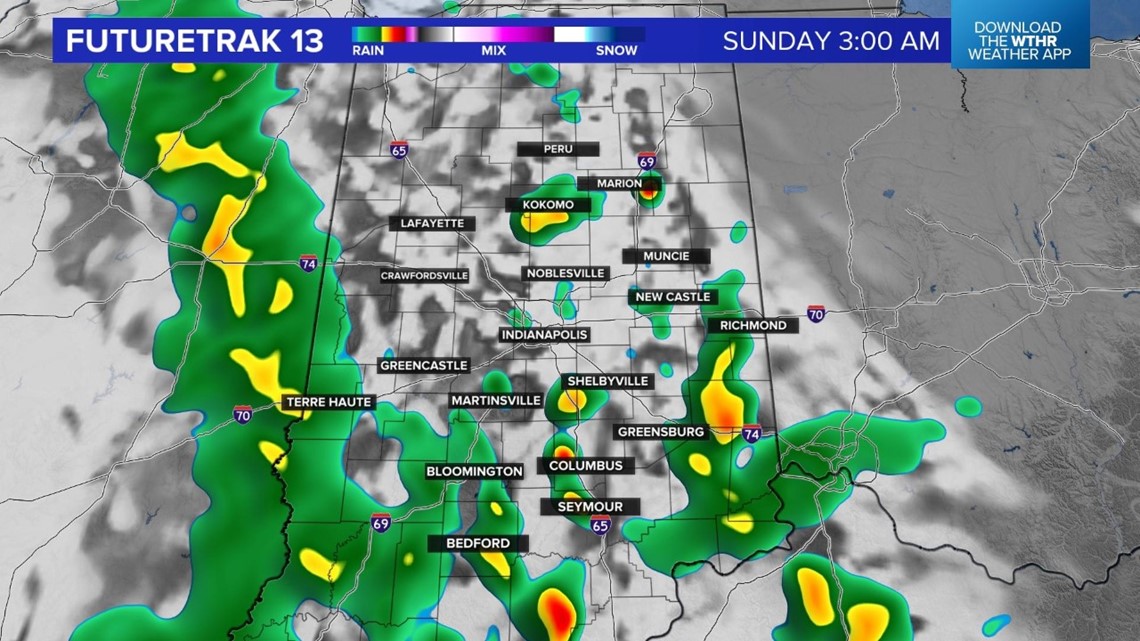 Change of strong storms in southern Indiana overnight | wthr.com