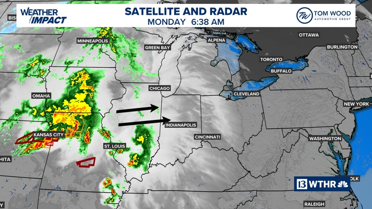 Weather Impact: Rounds of storms today | 13Weather Blog | wthr.com