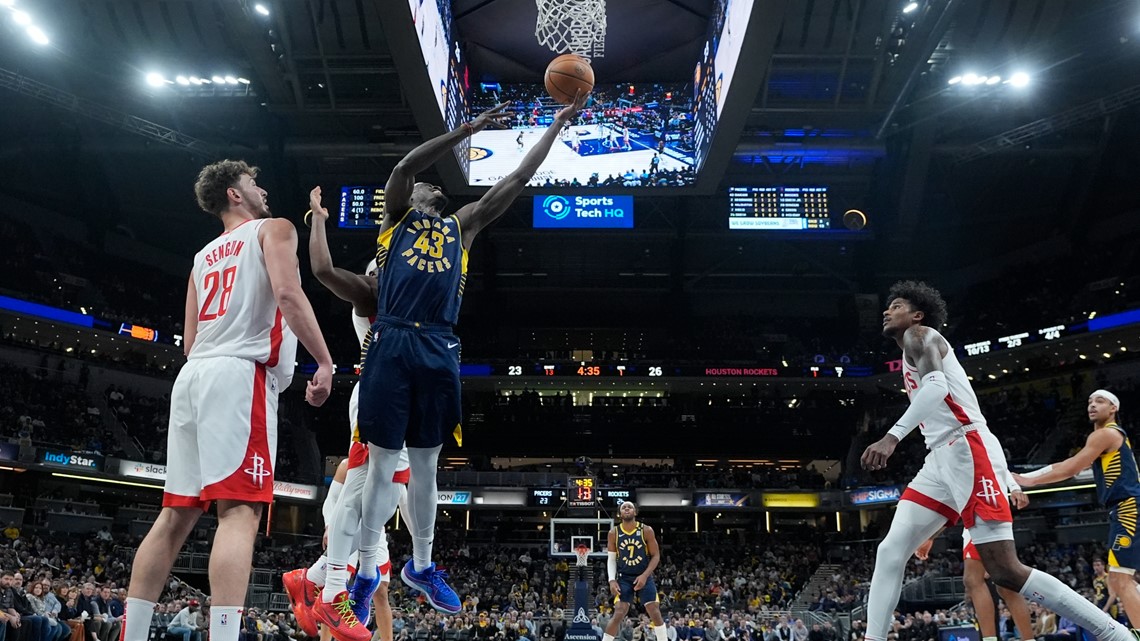 Siakam leads Pacers to win over Rockets | wthr.com