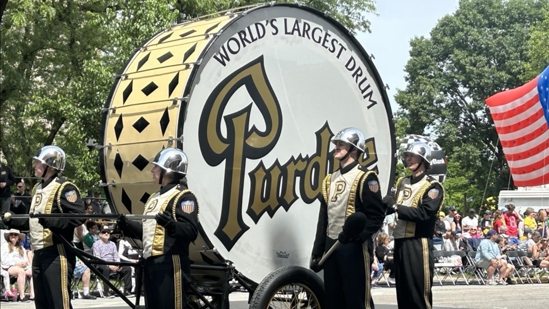 PHOTOS | Marching bands and Indy 500 drivers in 2025 AES 500 Festival ...