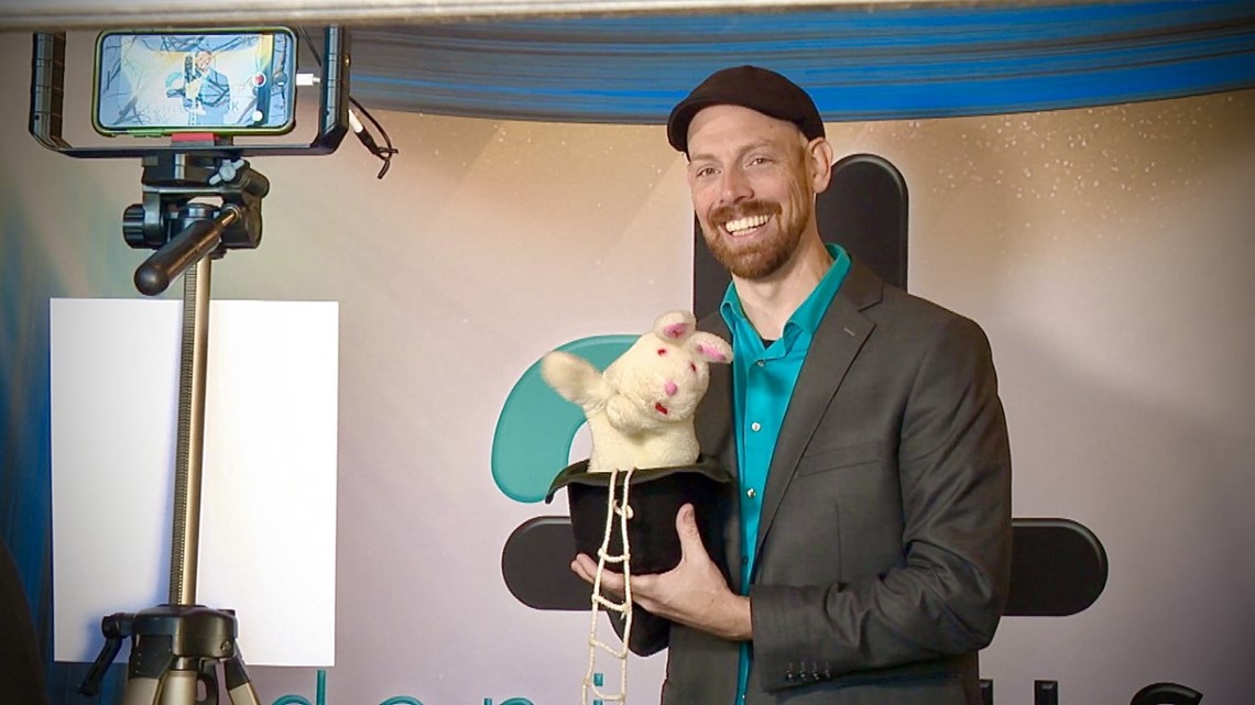 Comedic magician moves shows online to support family | wthr.com