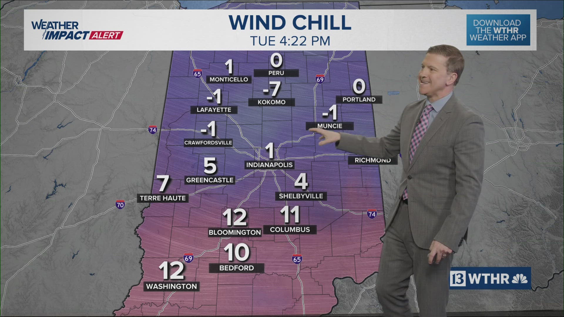 13Weather forecast | Tuesday, Jan. 27 | 4 p.m. update | wthr.com