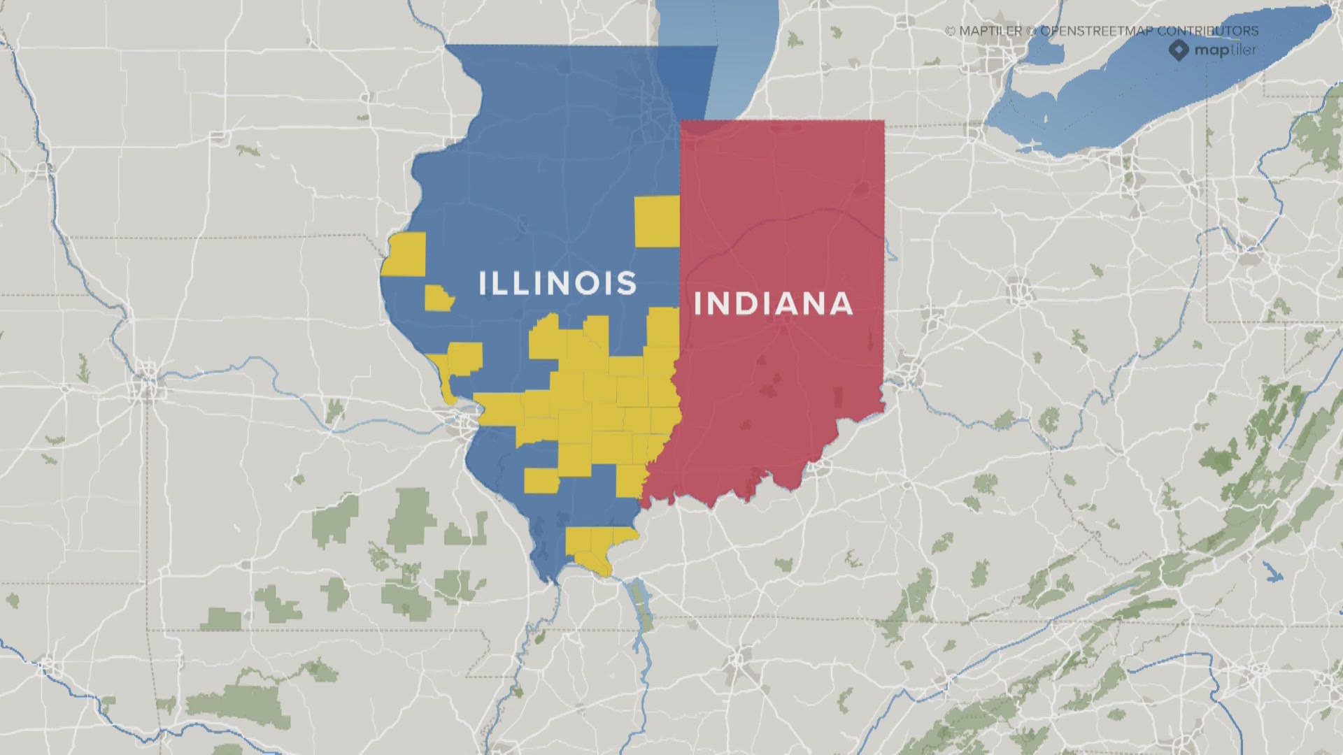 Indiana's new law explores taking counties from Illinois | wthr.com
