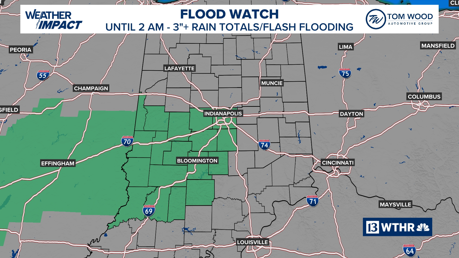 Weather Impact: Rounds of storms today | 13Weather Blog | wthr.com