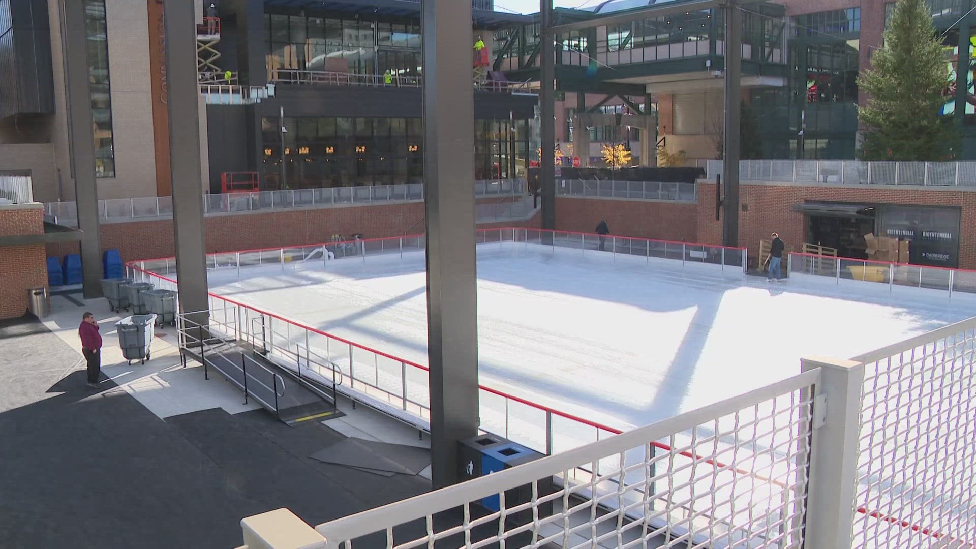 Ice rink opening at Bicentennial Unity Plaza | wthr.com