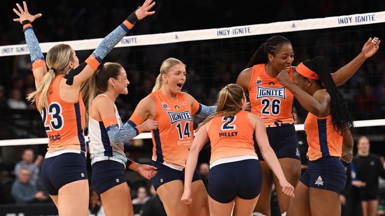 Indy Ignite hosts Atlanta Vibe for inaugural season home finale | wthr.com