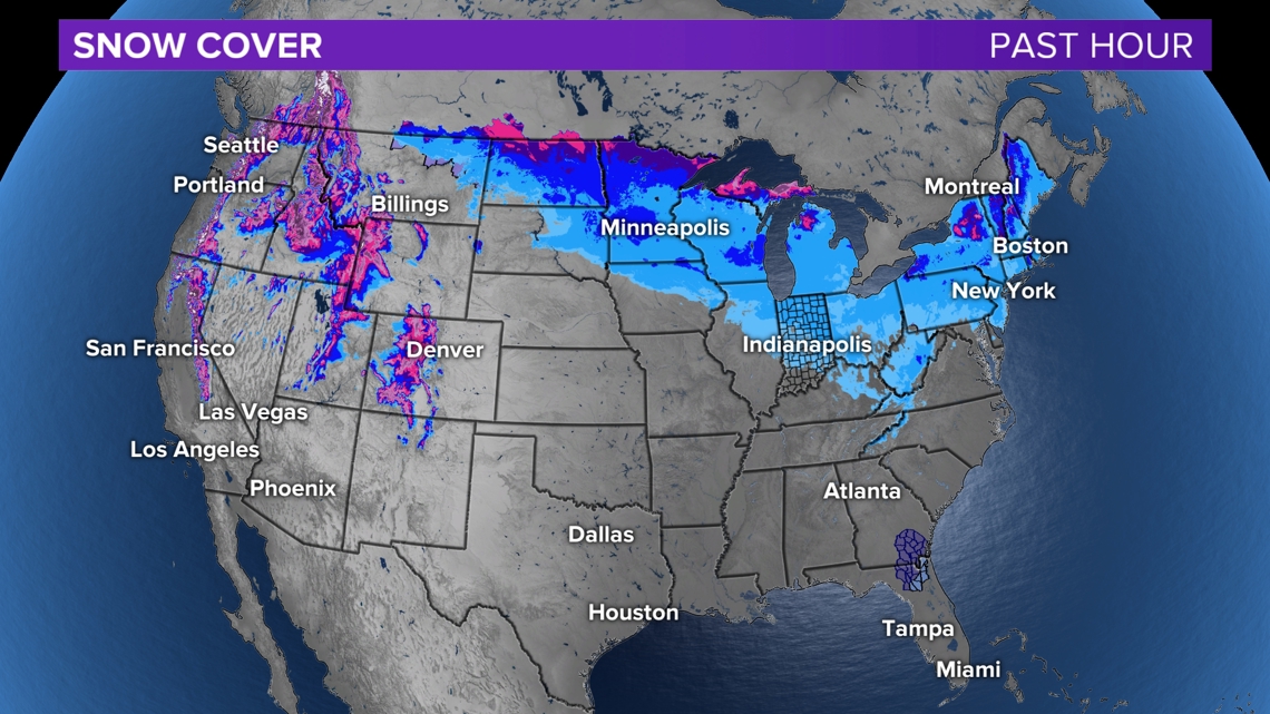 Who is getting a white Christmas this year 2024, and who will stay ...