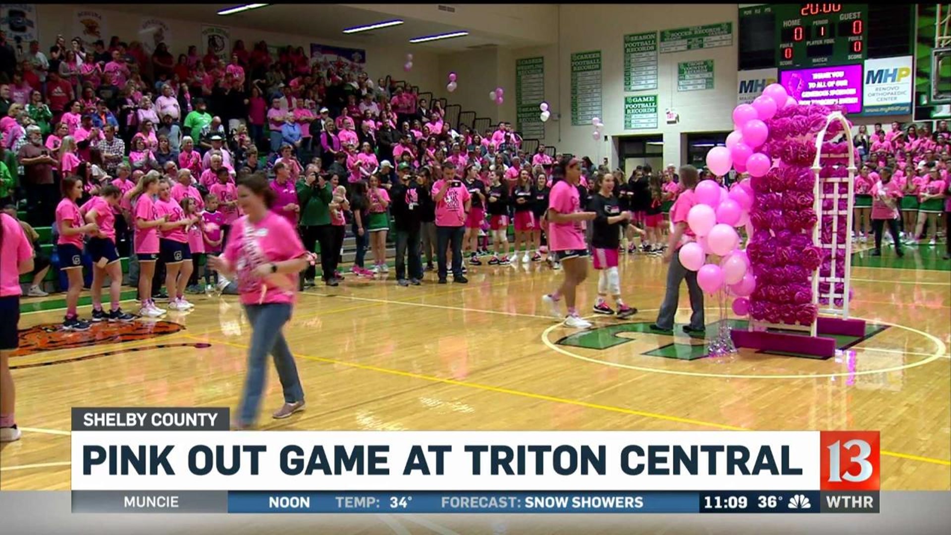 Triton Central's 12th Annual 'Pink Out' game raises funds, awareness ...
