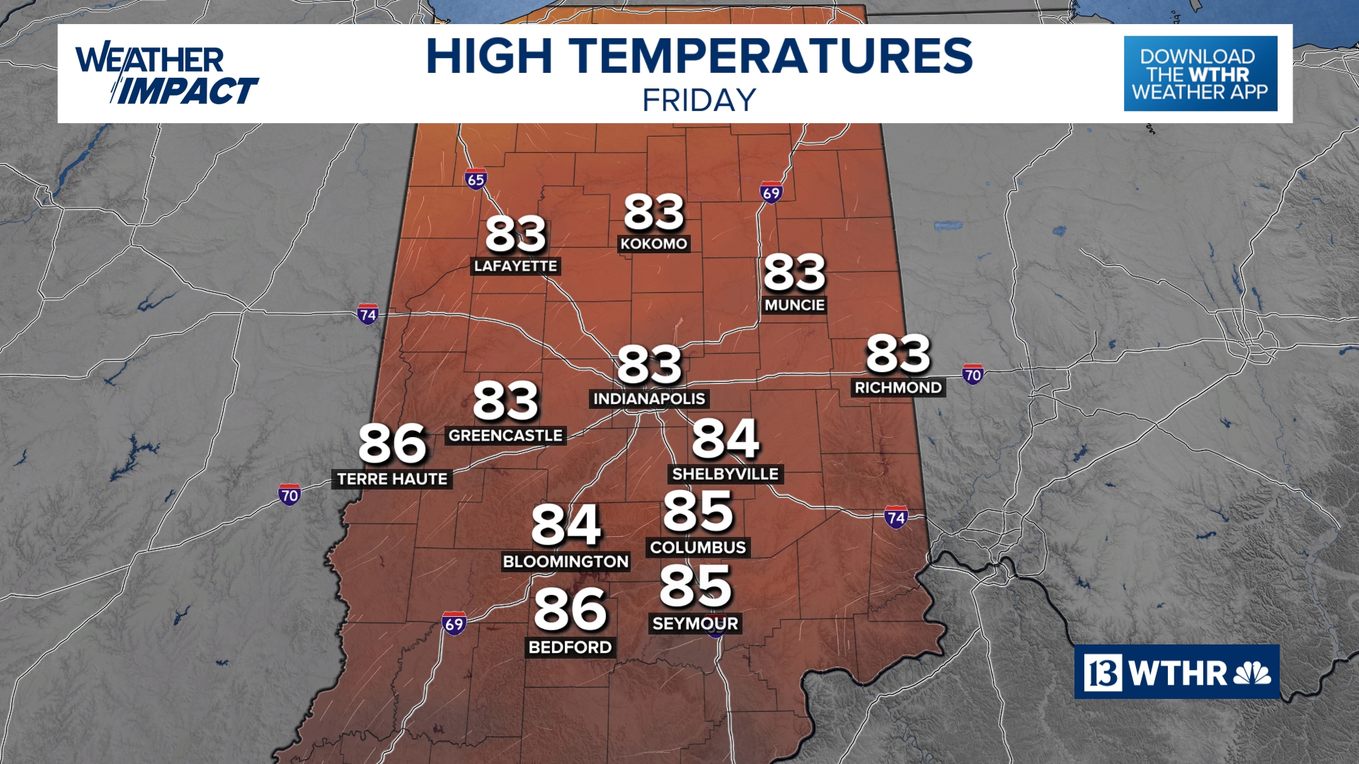Slow-moving front triggers scattered storms across Indiana today | wthr.com