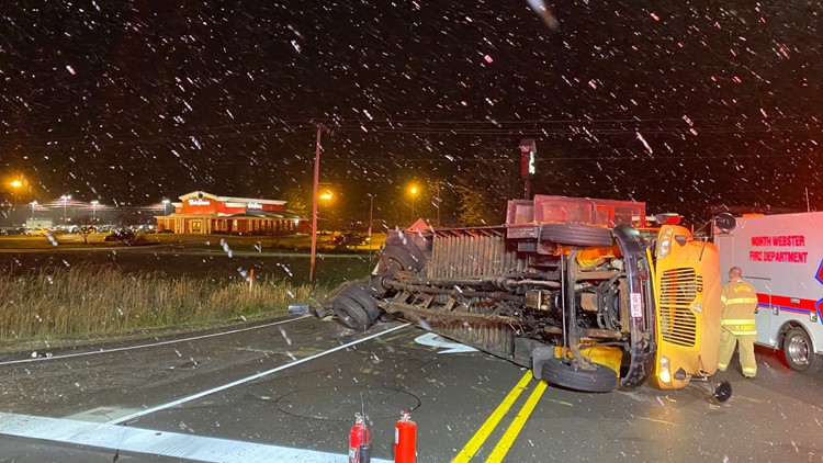Semi driver facing 26 charges in Indiana school bus crash | wthr.com