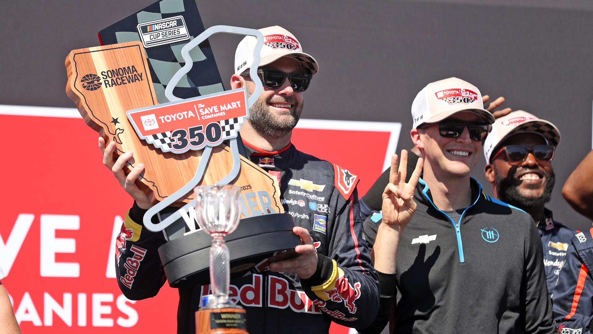 Shane van Gisbergen wins 3rd NASCAR Cup race of 2025 at Sonoma Raceway | wthr.com