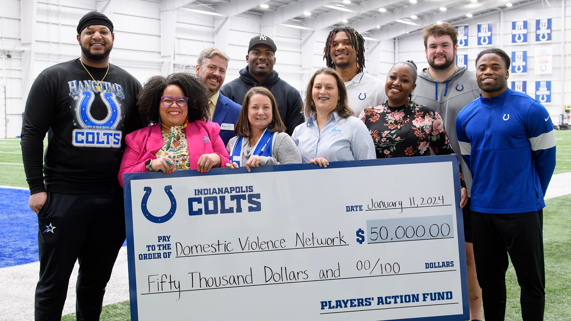 Colts' donation to help develop domestic violence training | wthr.com