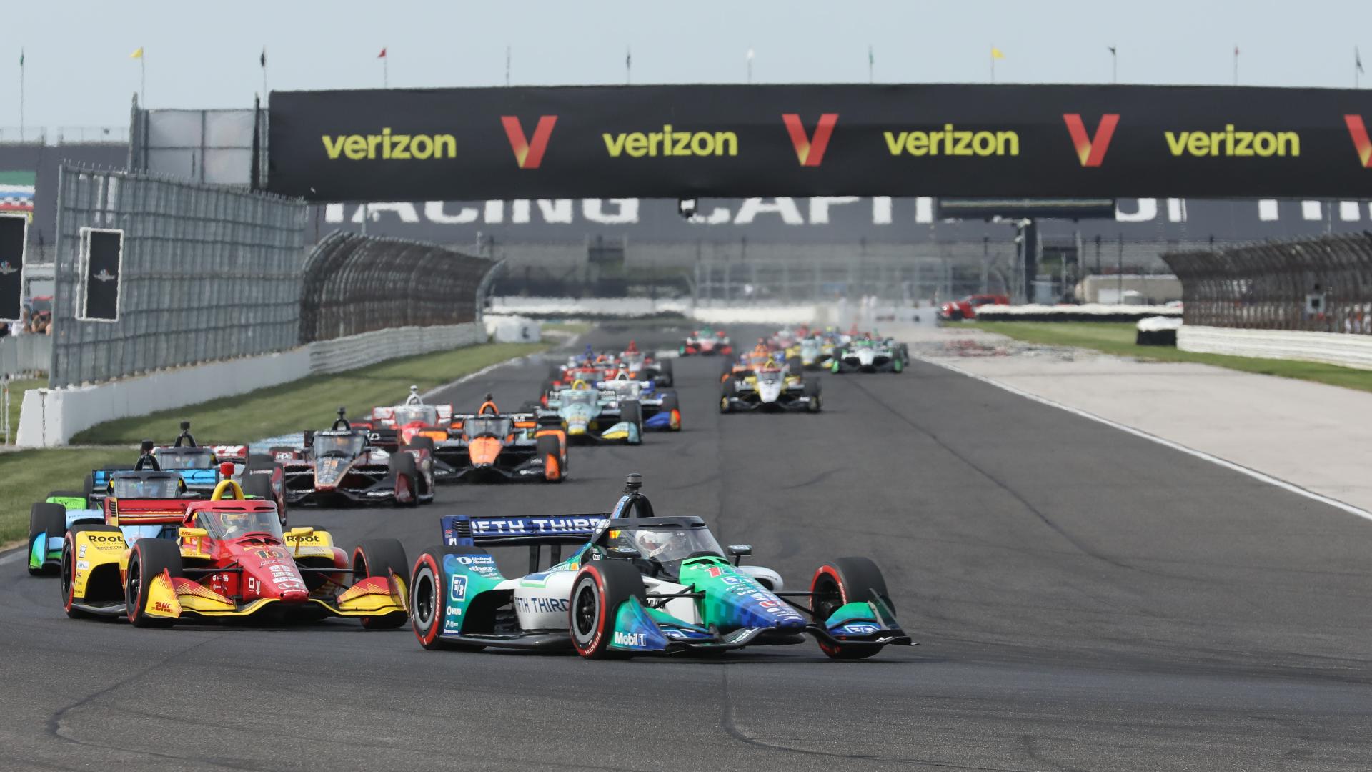 Alex Palou wins Sonsio Grand Prix on Indianapolis Motor Speedway road ...
