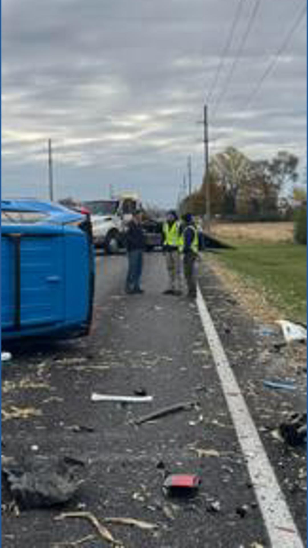 Henry County police officer seriously injured in crash | wthr.com
