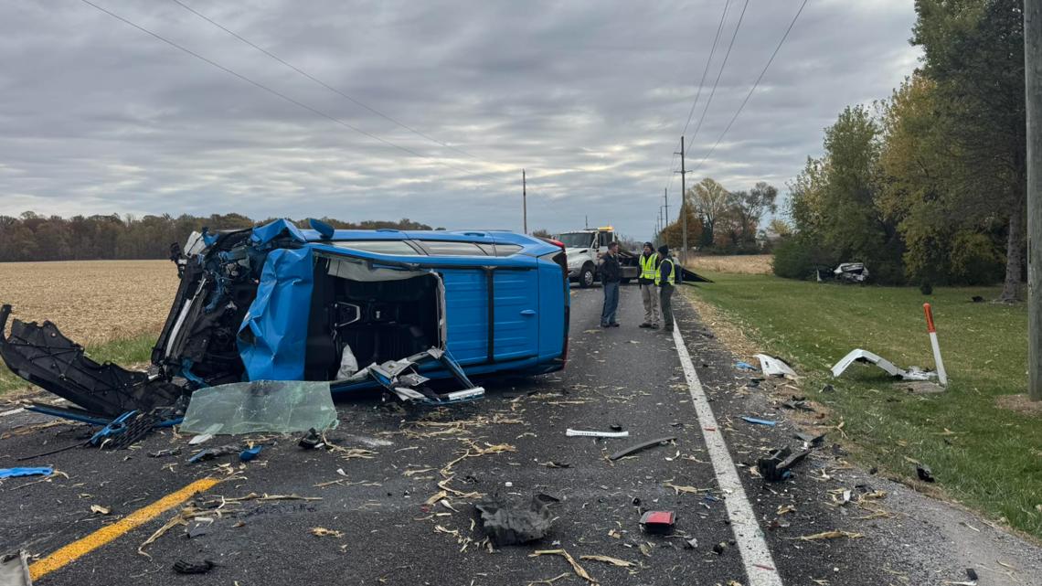 Henry County police officer seriously injured in crash | wthr.com