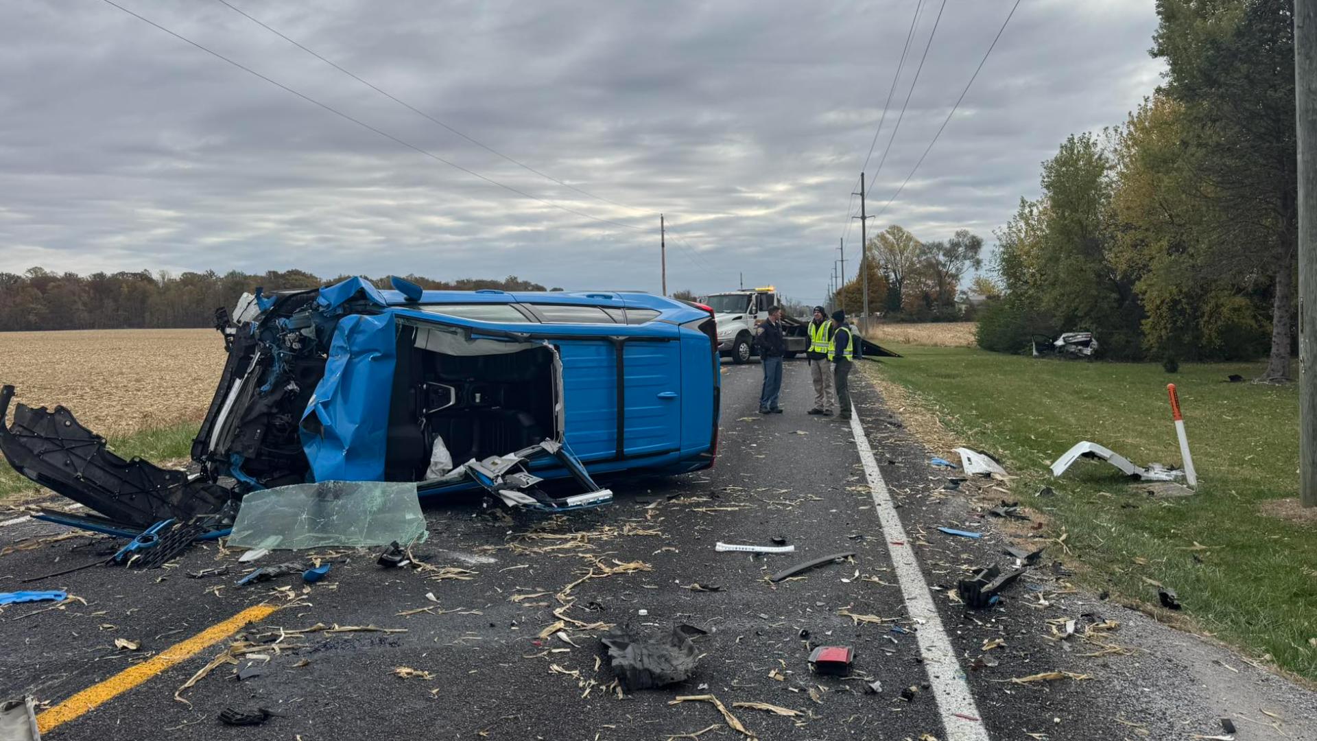 Henry County police officer seriously injured in crash | wthr.com