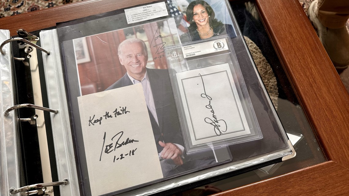 Greenwood man completes presidential signature collection | wthr.com