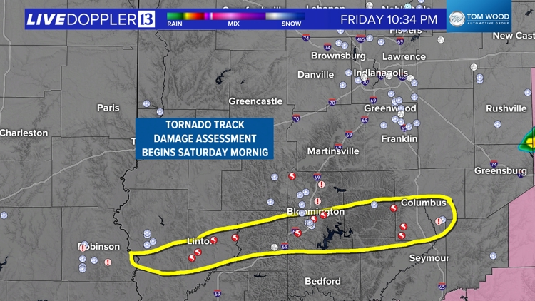 Severe storms likely after 4 p.m. today in Indiana: Tornadoes, hail and ...