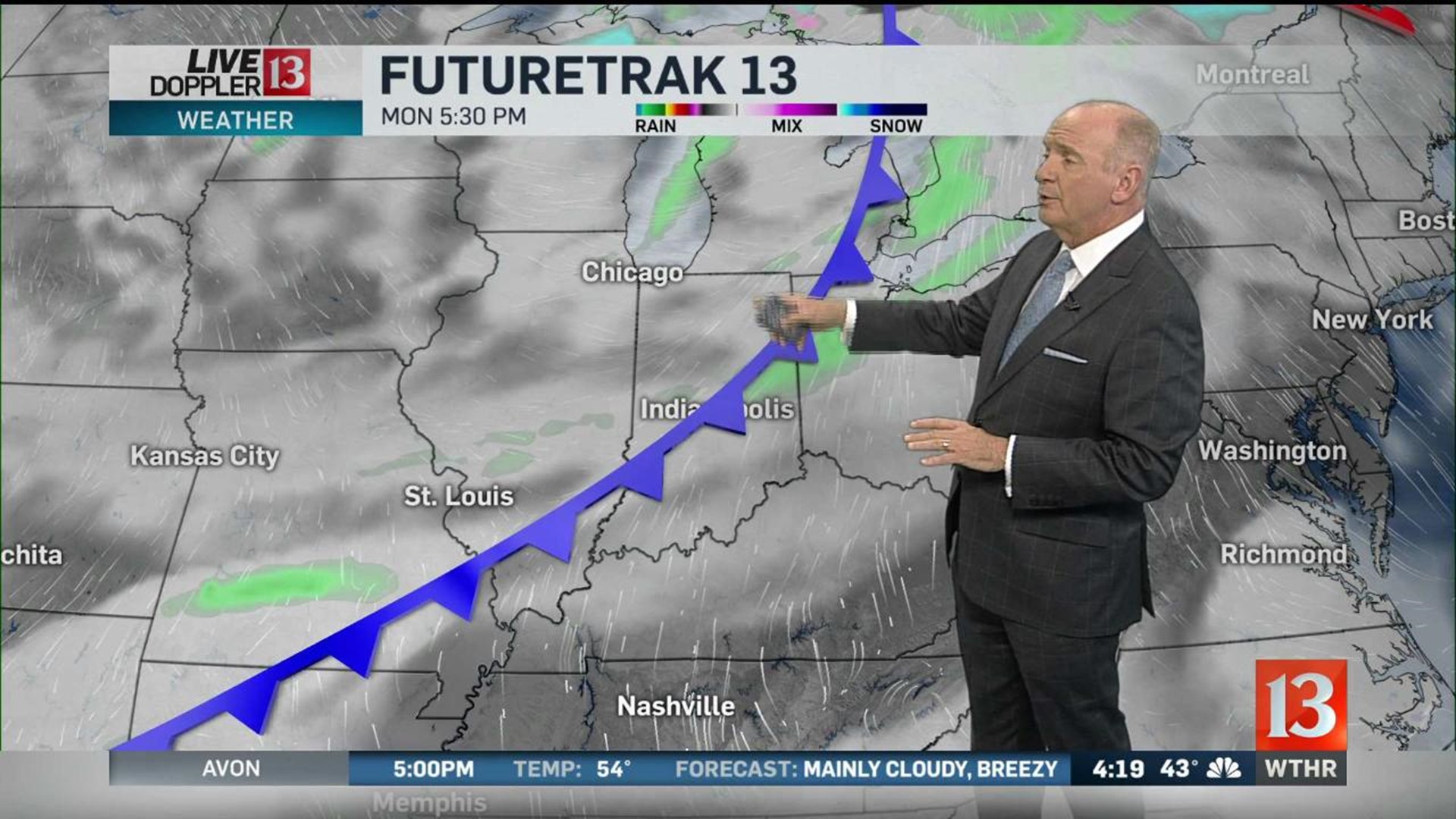 Live Doppler 13 Weather Forecast - 11/4/19 Sunrise Update | wthr.com