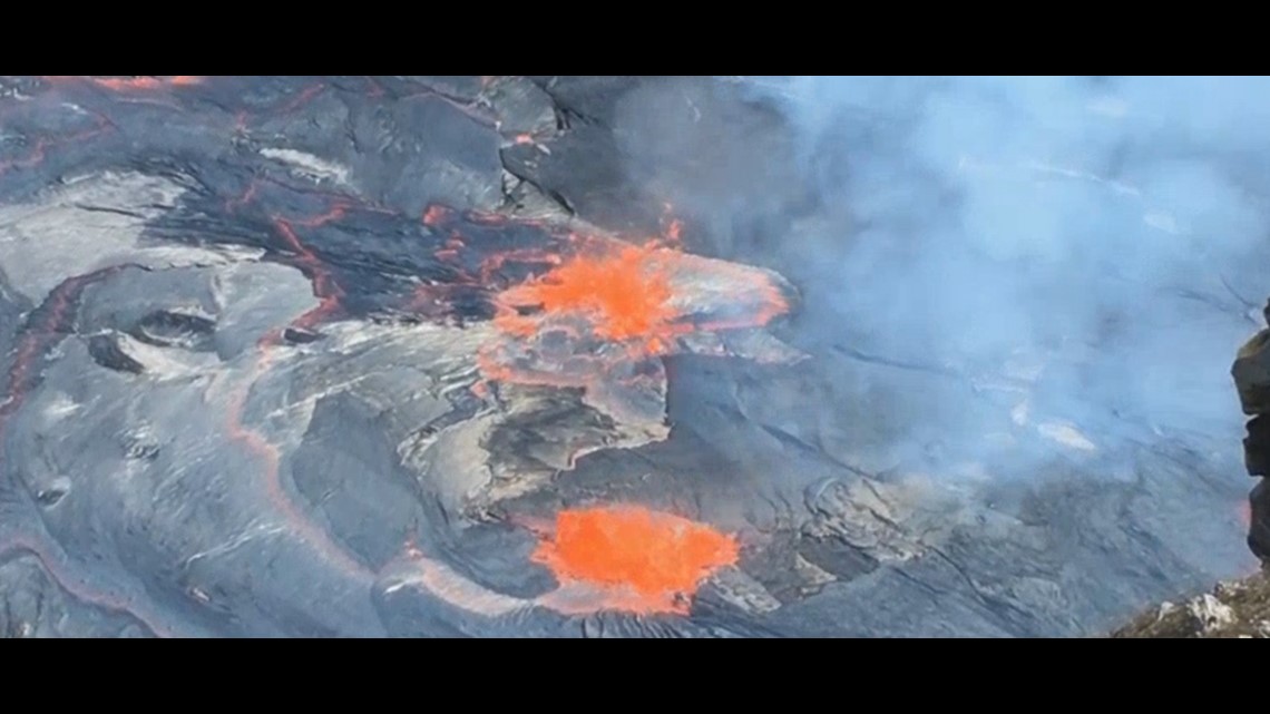 Hawaii volcano sends lava bubbling, forces 1,500 from homes | wthr.com