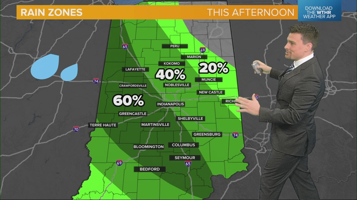 Rain zones today, then severe storms possible Friday night across ...