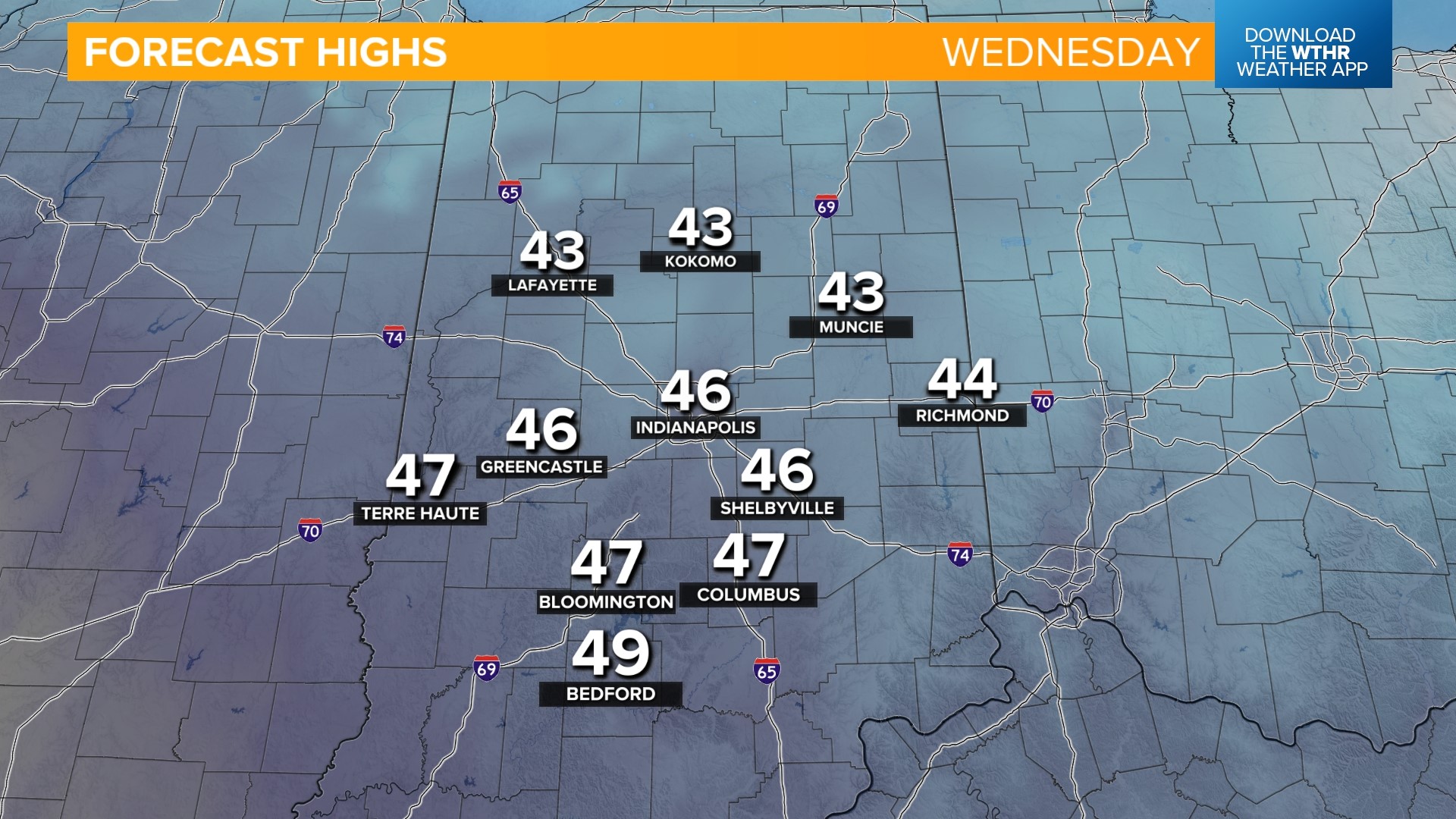 Mild stretch heading into holiday weekend for Indy area | wthr.com