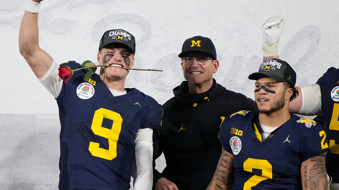Michigan beats Alabama 27-20 in overtime to win Rose Bowl | wthr.com