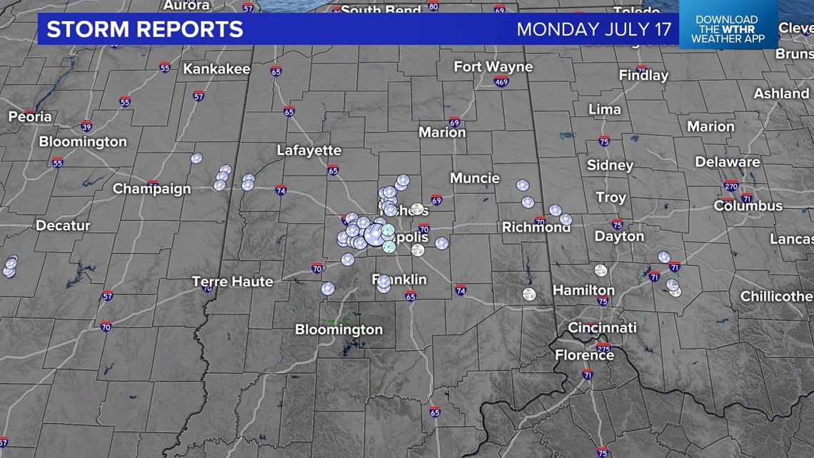 Strong storms moved through Indiana Monday evening | wthr.com