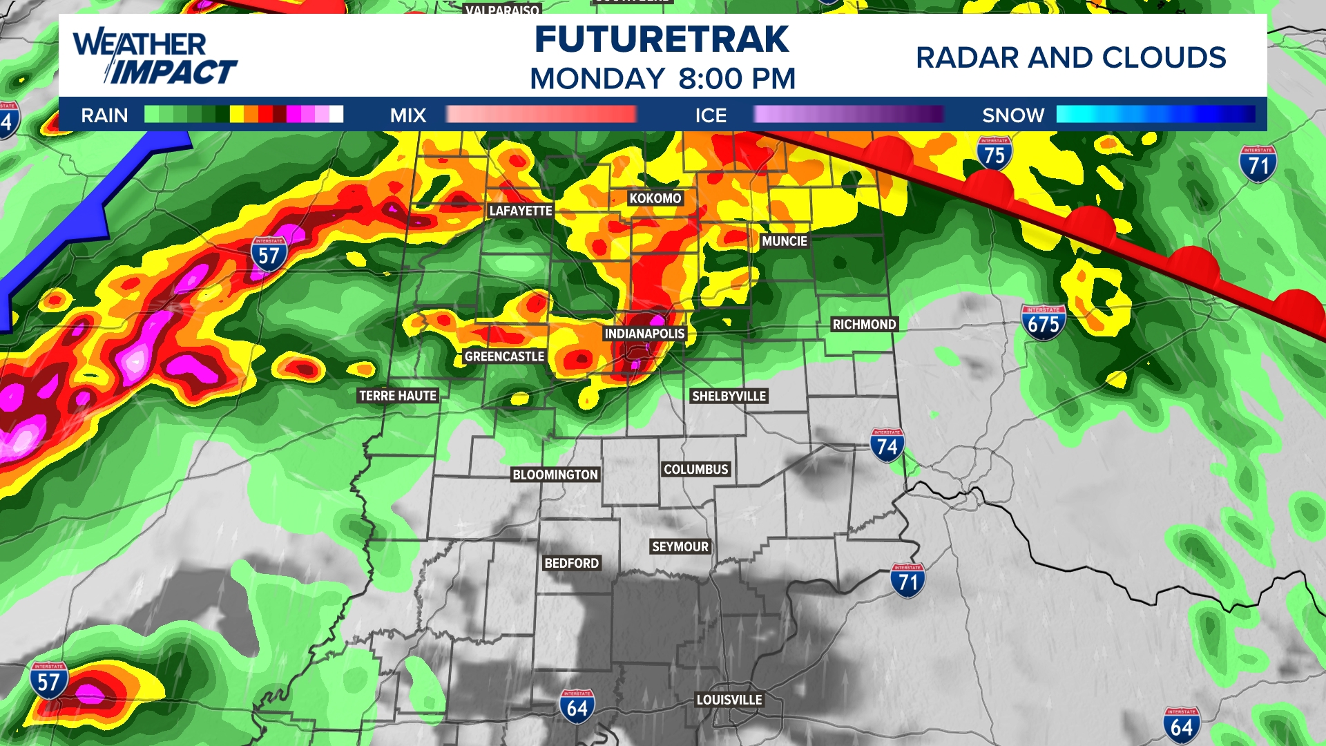 Weather Impact: Rounds of storms today | 13Weather Blog | wthr.com