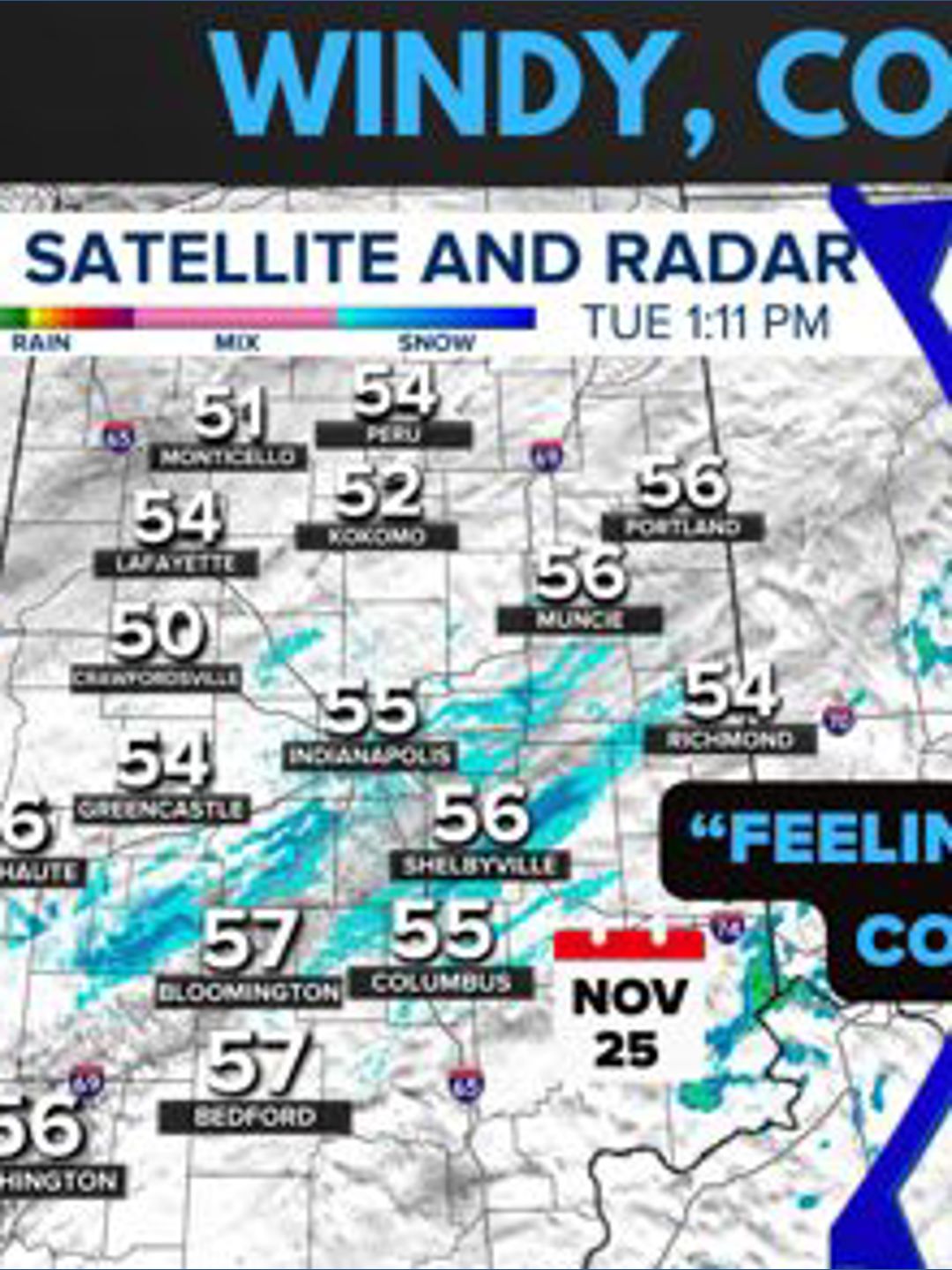 Weather Impact Alert: Windy Wednesday brings temperature tumble and ...
