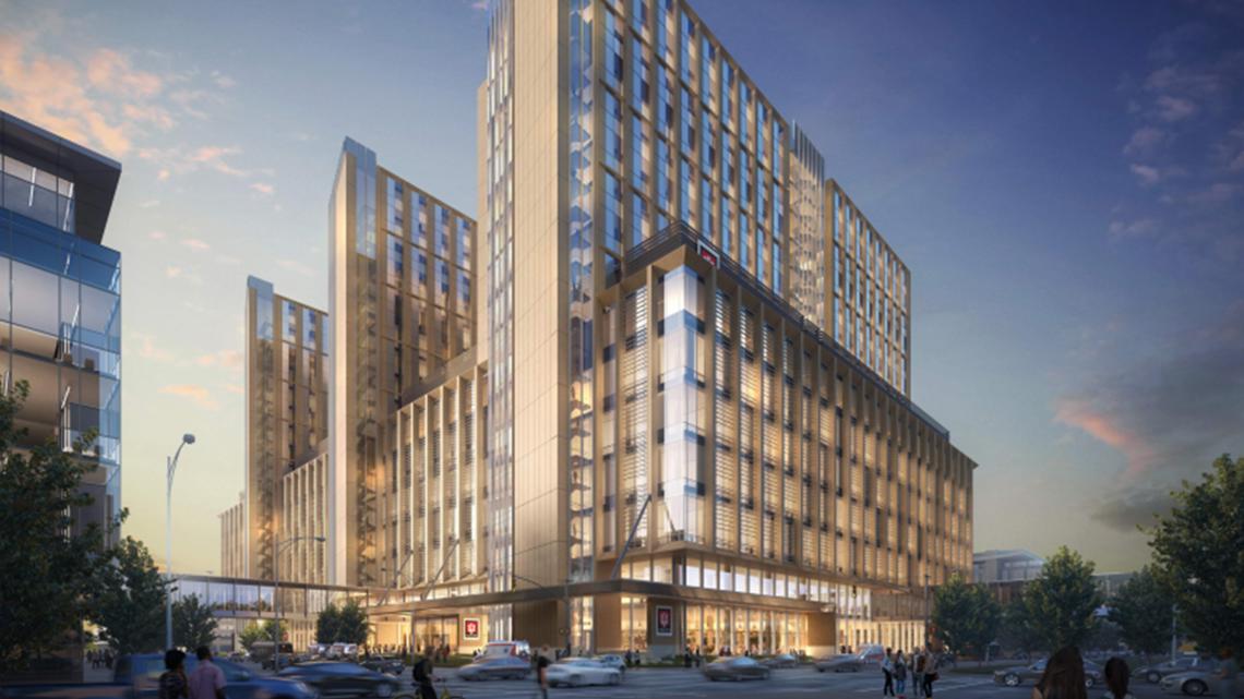 Checking in on the progress at IU Health's new downtown Indianapolis ...