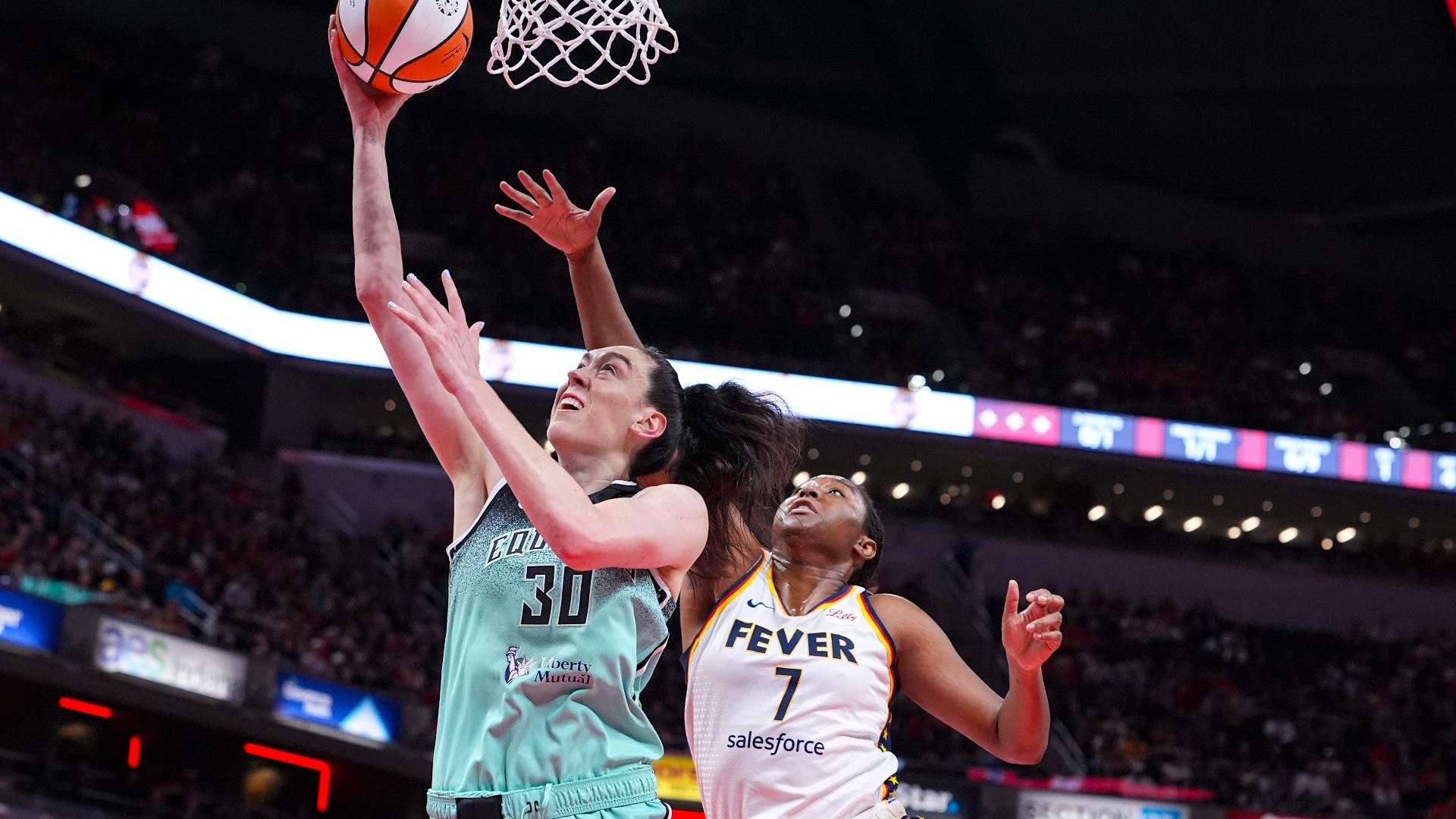 New York Liberty defeat Indiana Fever 90-88 | wthr.com