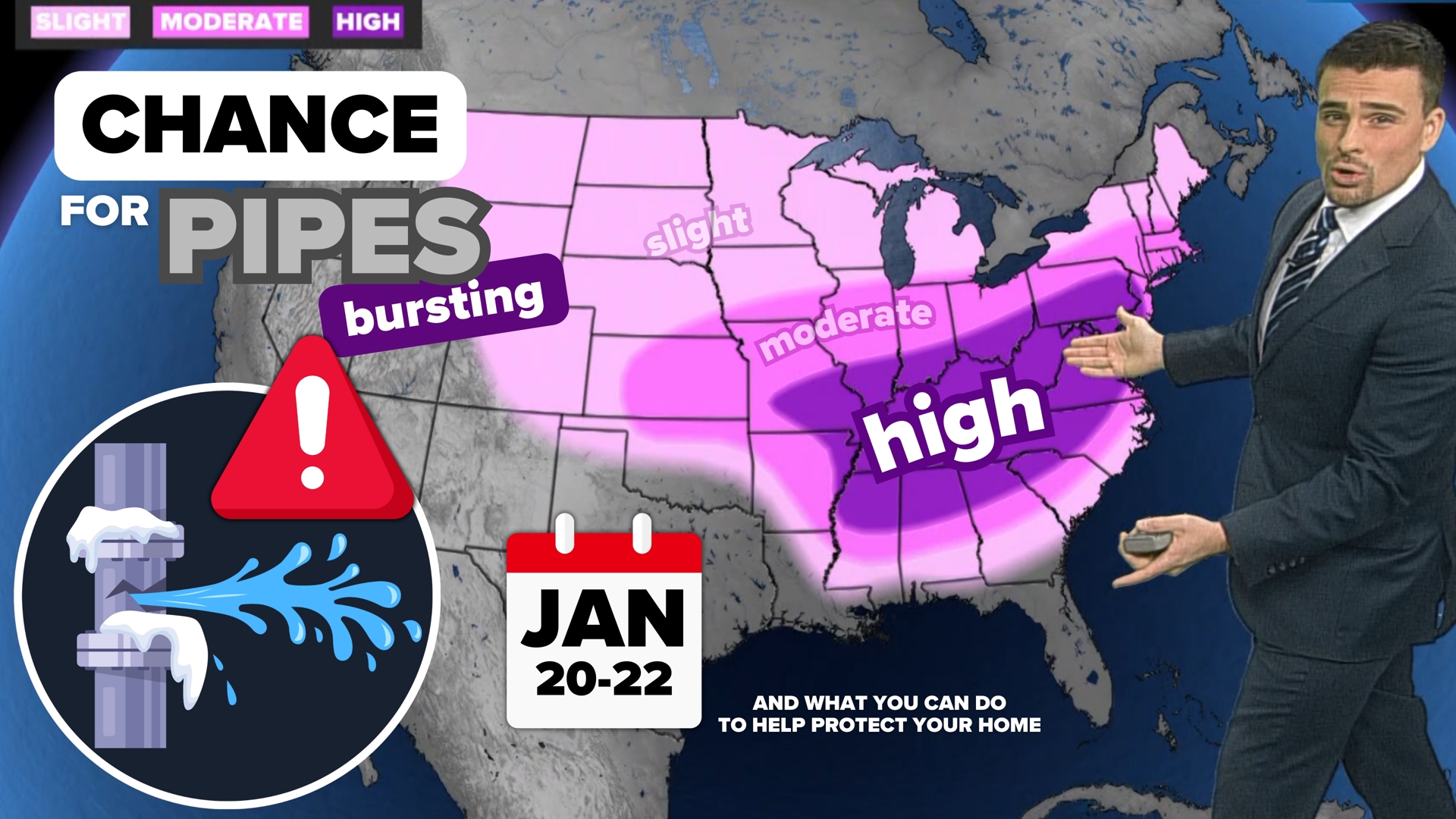 States most likely to have their pipes freeze and possibly burst this ...