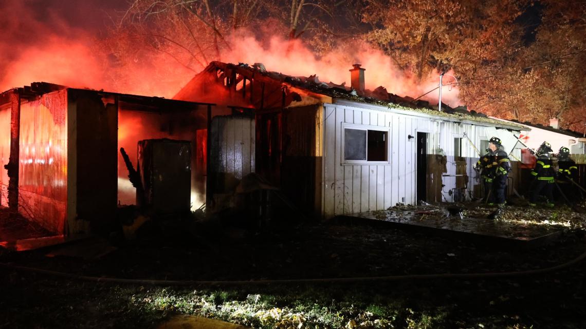 3 adults, several pets displaced by northwest Indianapolis house fire ...
