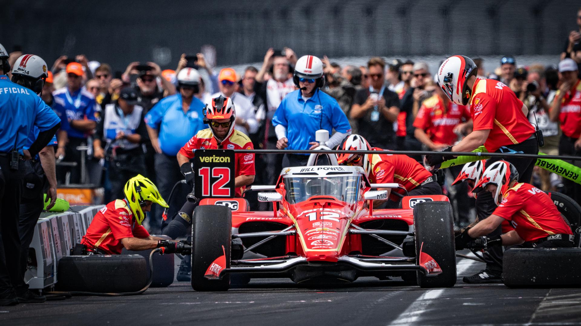Newgarden tops teammate Power in Indy 500 pit stop challenge | wthr.com