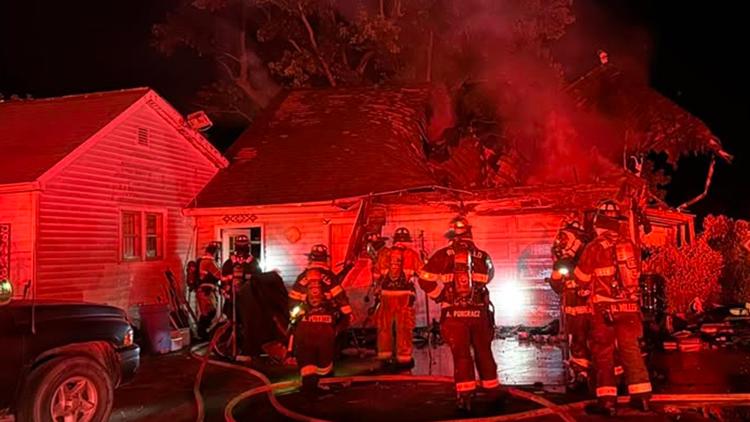 Hamilton County fire departments come together to fight Westfield fire ...